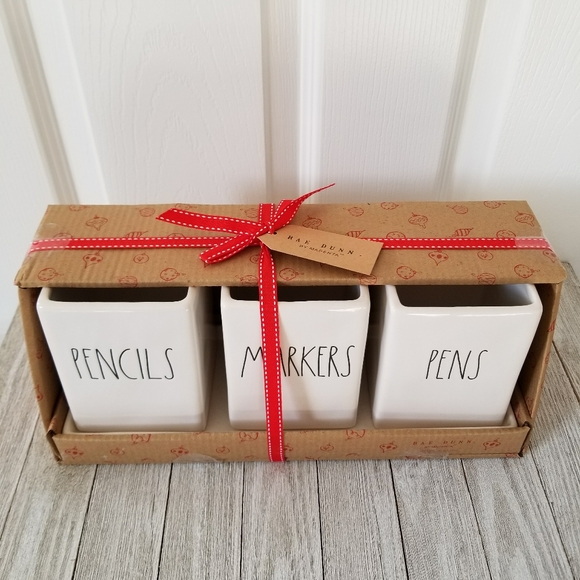 Rae Dunn | Office | Rae Dunn Pencils Markers Pens Caddy Tray | Poshmark
